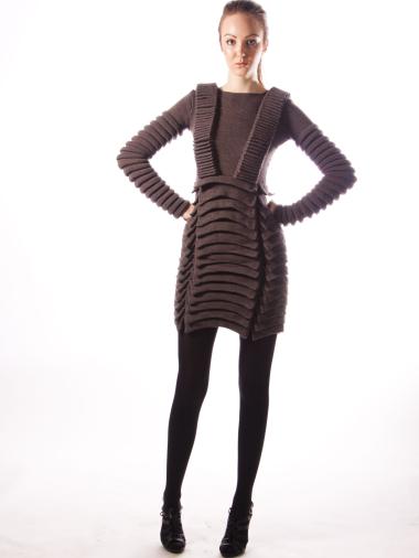 Grey Armor Dress | NOT JUST A LABEL